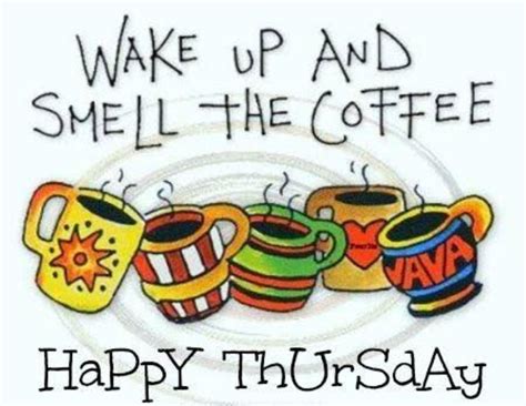 10 Happy Thursday Quotes With Coffee Images