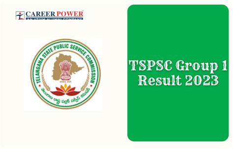 TSPSC Group 1 Results 2023 Group 1 Prelims Cut Off And Merit List