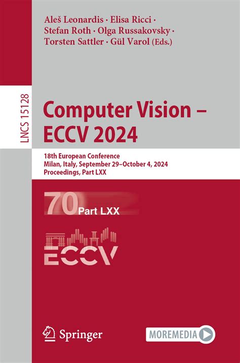 Computer Vision Eccv 2024 Ebook De Epub Rakuten Kobo France