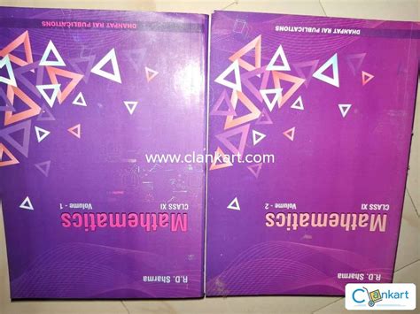 Buy Mathematics For Class 11 Set Of 2 Volumes Examination 2020 2021