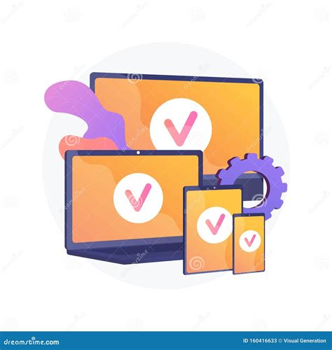 Cross Platform Devices Vector Concept Metaphor Stock Vector Illustration Of Interface Idea