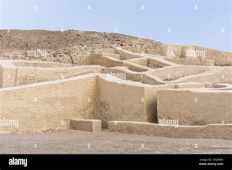 Adobe Pyramids At Cahuachi Cahuachi Ceremonial Center Nazca Peru