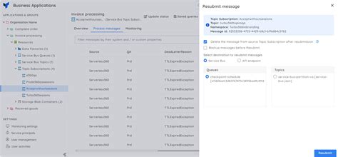 Service Bus Topic Subscription Azure Resource Features
