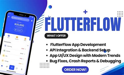 Do Flutterflow App Development Flutter App App Design React Native Bug Fix By