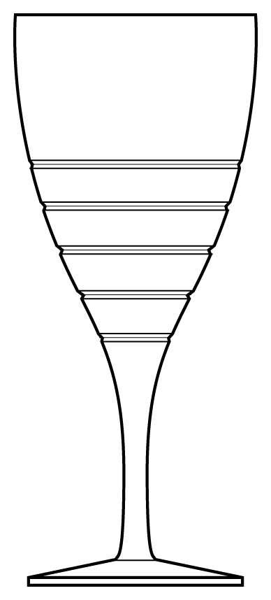 Radius Wine Glass By Atlantis Replacements Ltd