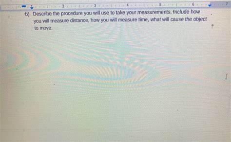 Solved Speed Lab Objective Measure The Speed Of Something Chegg Com