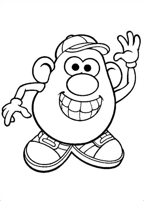 Mr Potato Head Coloring Page Mr Potato Head Coloring Page Free