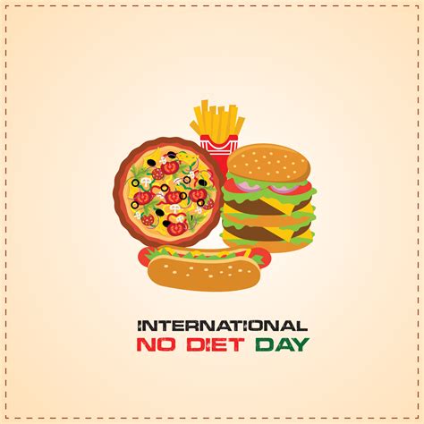 Internacional No Dieta Día Mayo 6 Adecuado Para Saludo Tarjeta