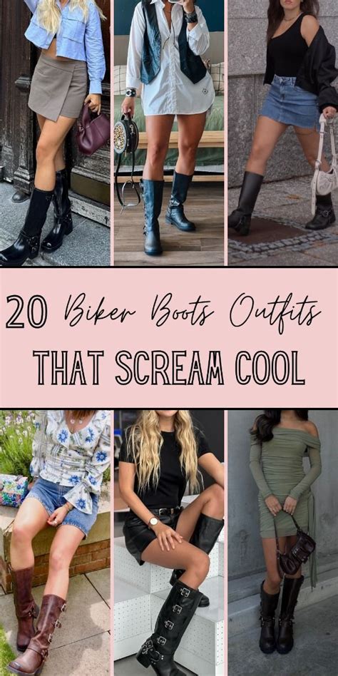 20 Biker Boots Outfit Ideas To Look Edgy And Stylish Artofit