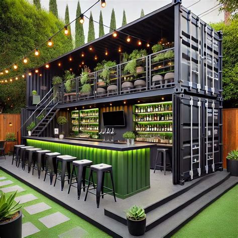 Shipping Container Bars The Ultimate Home Entertainment Hub
