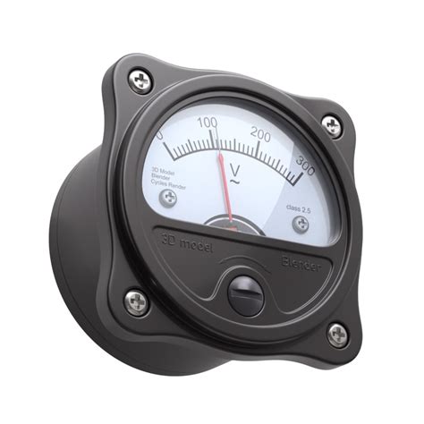 3d Analog Indicator Model Turbosquid 1243331