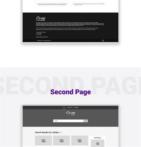 Wireframing For Game Platform On Behance