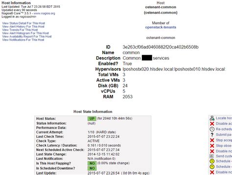 Openstack Tenants And Nagios Integration Script Softwareab