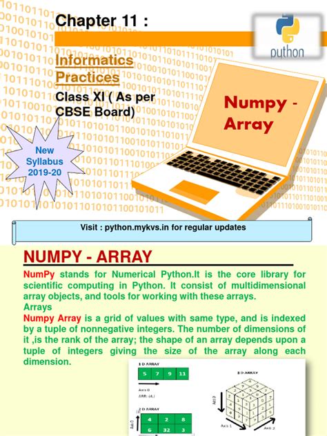Numpy Array Pdf Matrix Mathematics Computer Programming