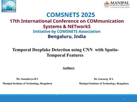 Deepfake Detection Using Machine Learning Pptx