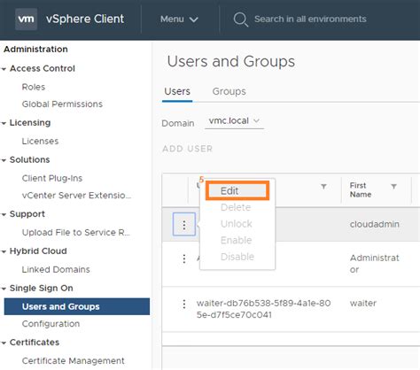 Virtualization The Future How To Reset VMC On AWS Cloudadmin User Account Password