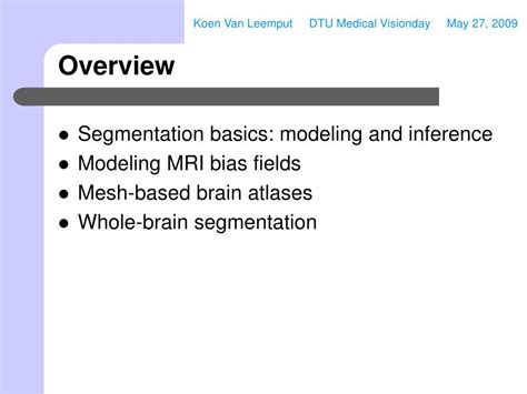 Ppt Generative Models For Automated Brain Mri Segmentation Powerpoint Presentation Id 5487217
