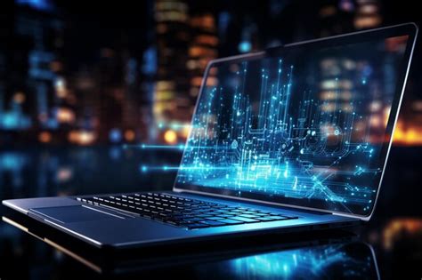 Premium Ai Image Abstract Visualizations Of Digital World Generative Ai