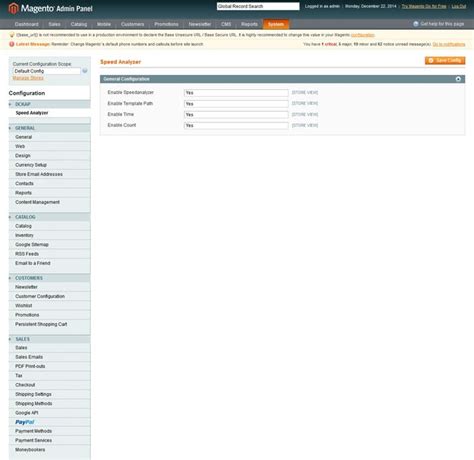 Speed Analyzer Magento Extension By Dckap