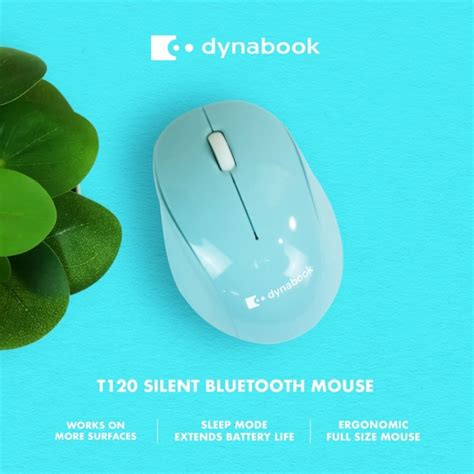Jual Toshiba Dynabook T120 Silent Bluetooth Mouse Icewater Win Mac