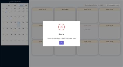 GitHub Elcony Demo Calendar