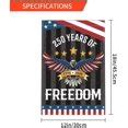 250 Years America Garden Flag 12x18 Inch 250th Anniversary Usa Yard