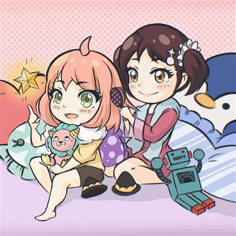 A Quick Sketch I Did Of Anya And Becky Having A Sleep Over Party R