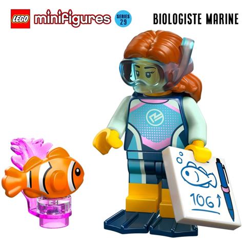 Minifigure Lego® Series 29 Marine Biologist Super Briques