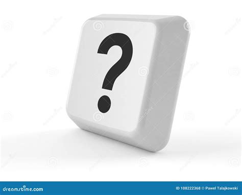 Keyboard Key With Question Mark Stock Illustration Illustration Of Keyboard Computer 108222368