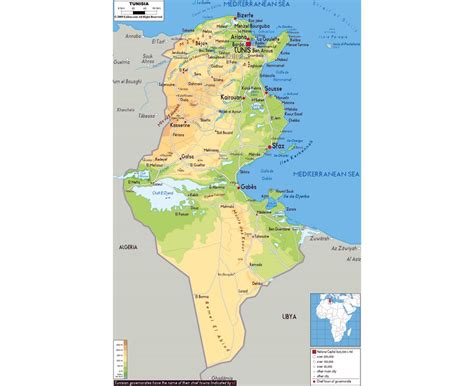 Maps Of Tunisia Collection Of Maps Of Tunisia Africa Mapsland