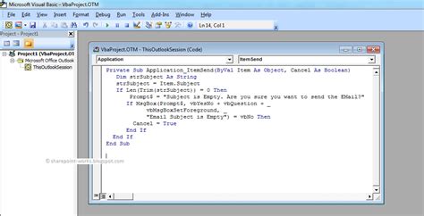 Prevent Outlook From Sending Emails With A Blank Subject ~ Explore Microsoft 365