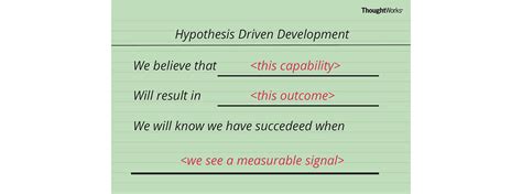 How To Implement Hypothesis Driven Development Thoughtworks How To Implement Hypothesis Driven Development Thoughtworks
