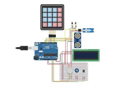 Circuit Design Smart Home Surveillance And Protection System Tinkercad