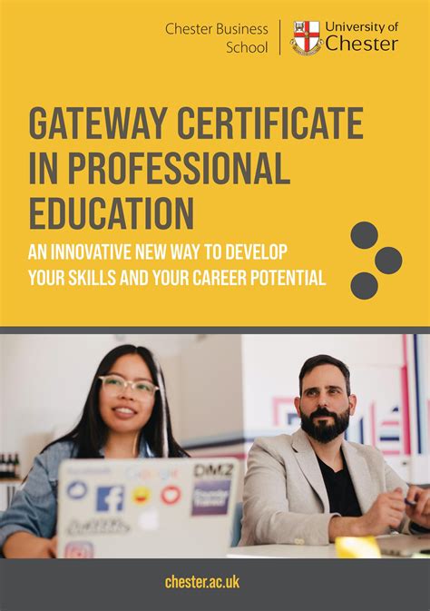 Gateway Certificate In Professional Education Employee By University