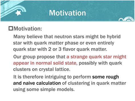 Ppt Clustered Quark Model Calculation Of Strange Quark Matter Powerpoint Presentation Id 5190209