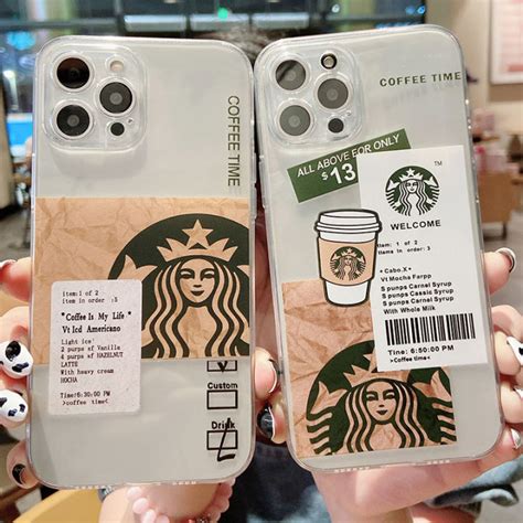 เคสโทรศพท Samsung S S Ultra การออกแบบใหมลาสดรปแบบถวยกาแฟโปรงใสปองกนการลมสลายกรณ
