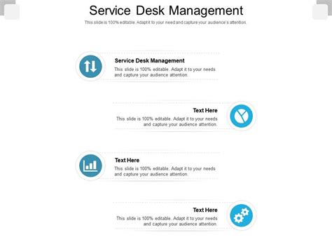 Service Desk Management Ppt Powerpoint Presentation File Samples Cpb