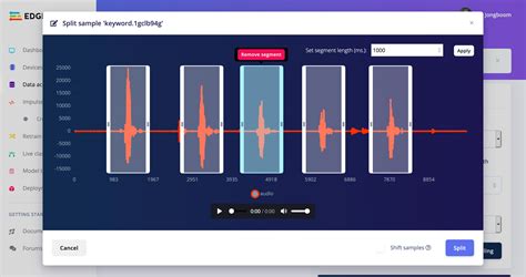 Cropping And Splitting Data From The Studio