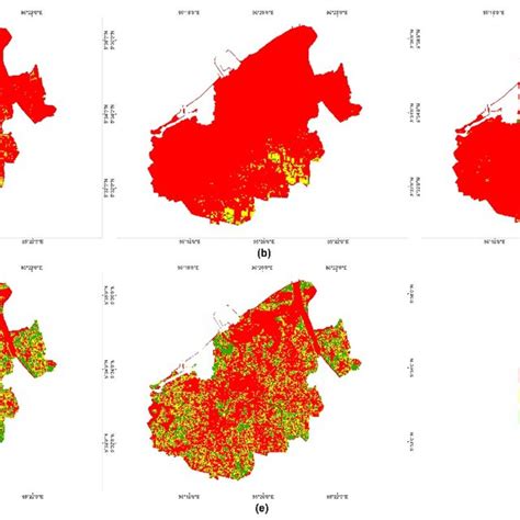 Multitemporal Spatial Distribution Of Ndvi Value Represents The
