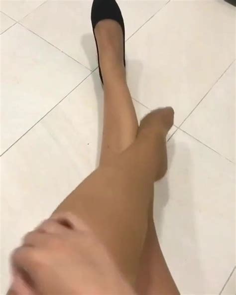 Stocking Lover Flight Attendant Tan Color Stocking Tease Xhamster