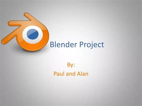 ppt blender project powerpoint presentation free download id 1000545