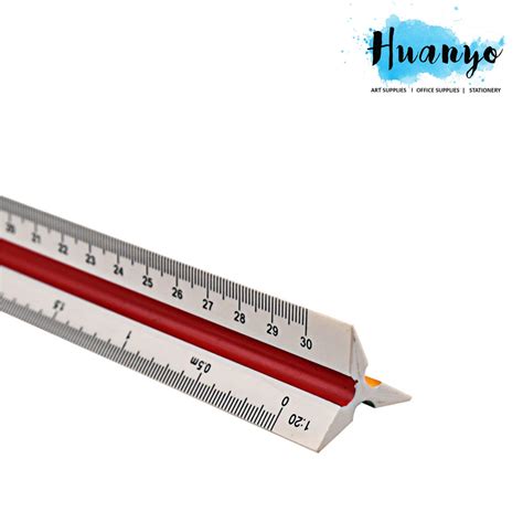 Buy Precision Technical Drawing Triangular Scale Ruler Eromman