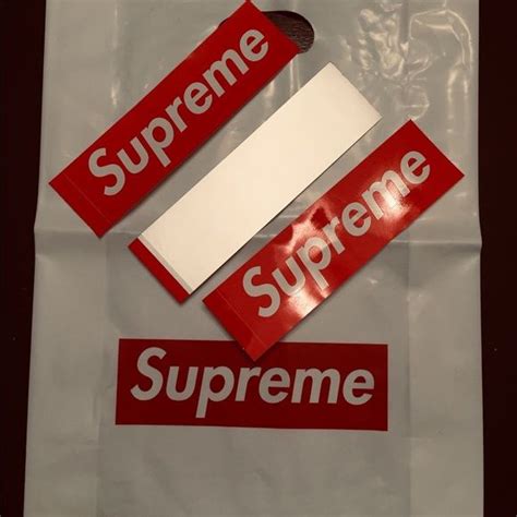 Authentic Supreme Bag And Stickers Limited Edition