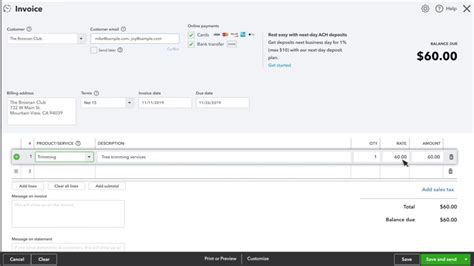 How To Create And Send Invoices In Quickbooks Online Cloud Friday Accounting