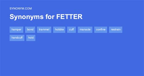 Fetter Definition