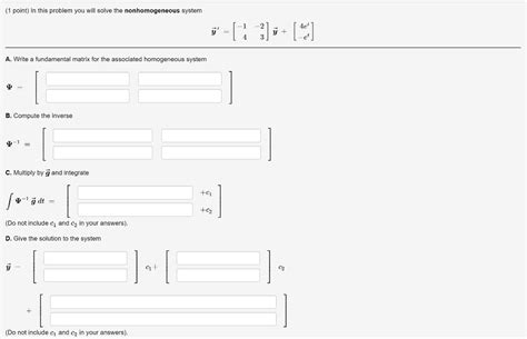Solved Point In This Problem You Will Solve The Chegg