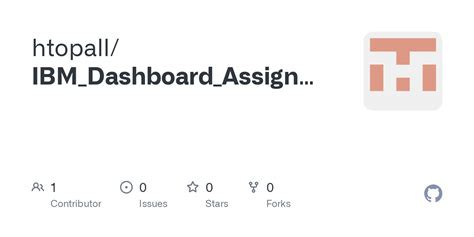 Github Htopallibmdashboardassignment