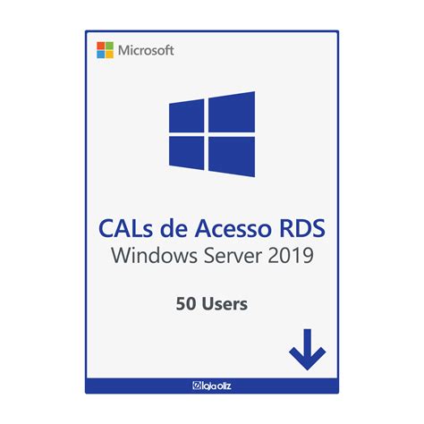 rds windows server 2019 standard 50 users loja oliz