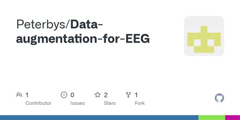 GitHub Peterbys Data Augmentation For EEG