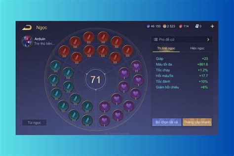 Cách Chơi Arduin Liên Quân Lên đồ Bảng Ngọc Và Combo